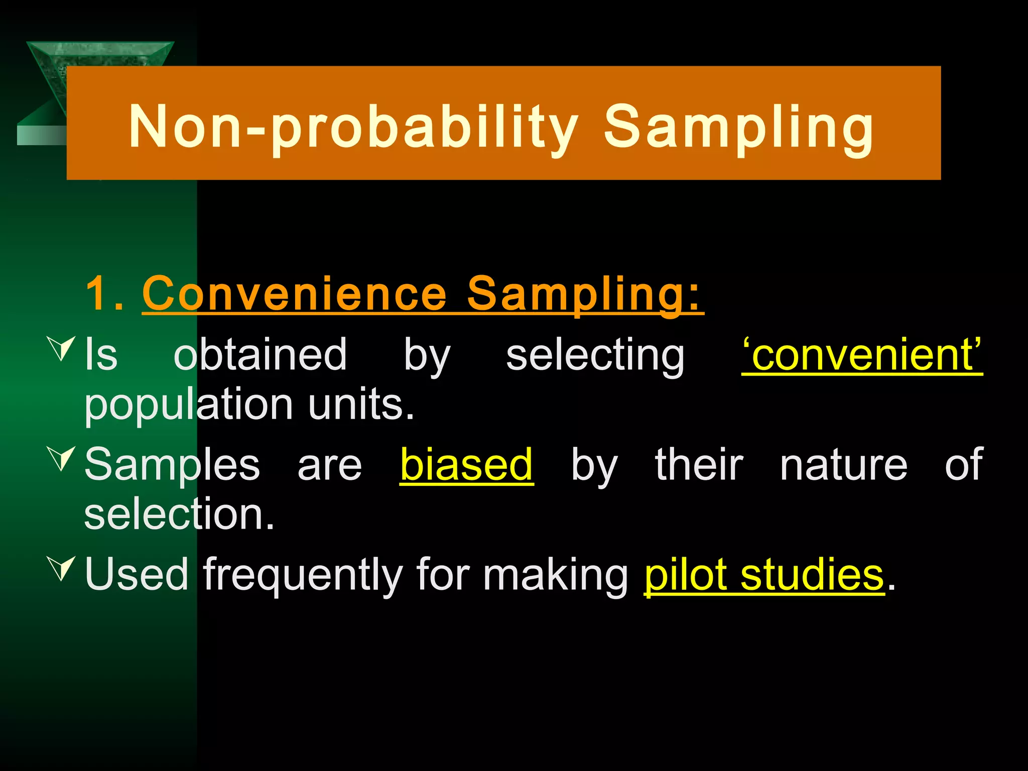 Chapter 6 (sample design) | PPT