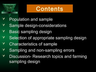 Chapter 6 (sample design) | PPT | Physics | Science