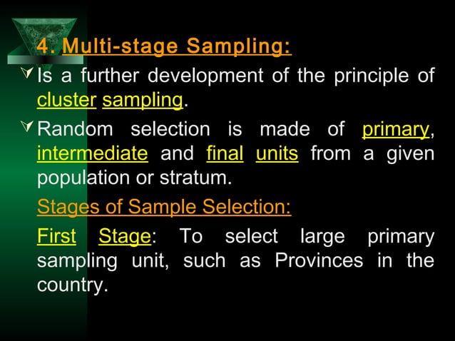 Chapter 6 (sample design) | PPT