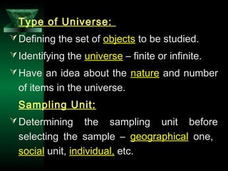 Chapter 6 (sample design) | PPT | Physics | Science