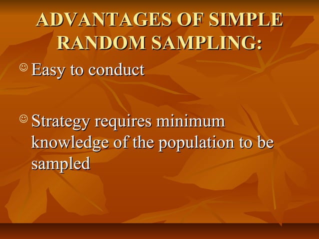 Chapter 6 sampling | PPT