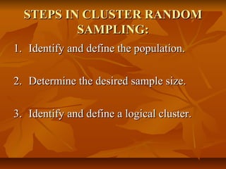 Chapter 6 sampling | PPT