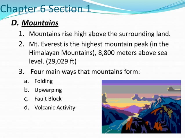 Chapter 6 section 1 (views of earth) | PPTX | Geography | Science