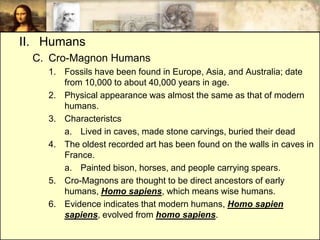 Chapter 6 section 3 (evolution of primates) | PPTX
