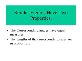 Chapter 6 Section 3 Similar Figures | PPT