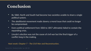 Sectional Conflict in American History: From Two Americas to Civil War ...