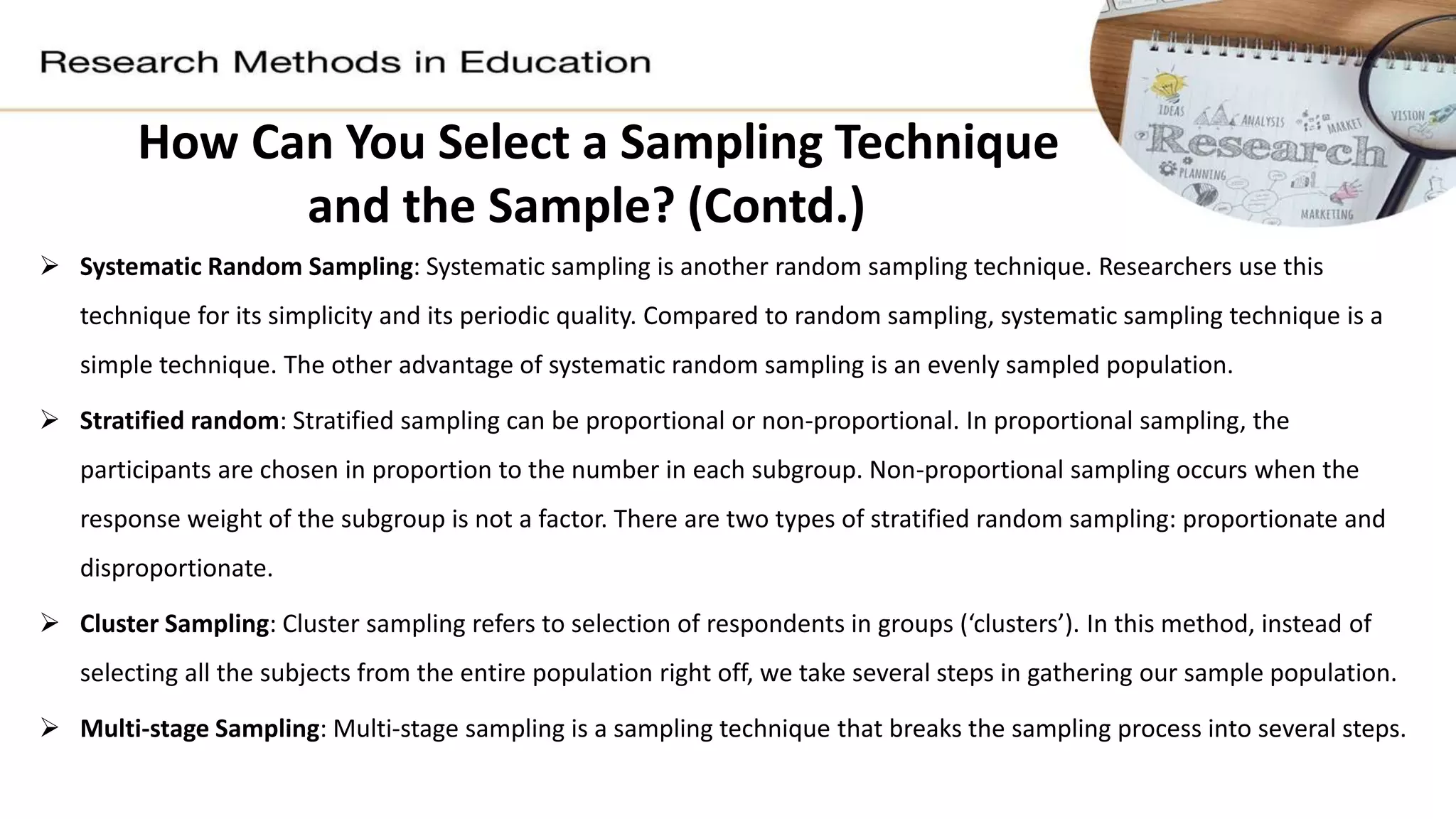 Chapter 6 Selecting a Sample | PPTX