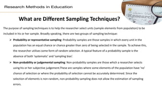 Chapter 6 Selecting a Sample | PPTX