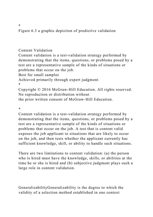 Chapter 6 Selection and PlacementCopyright ©.docx