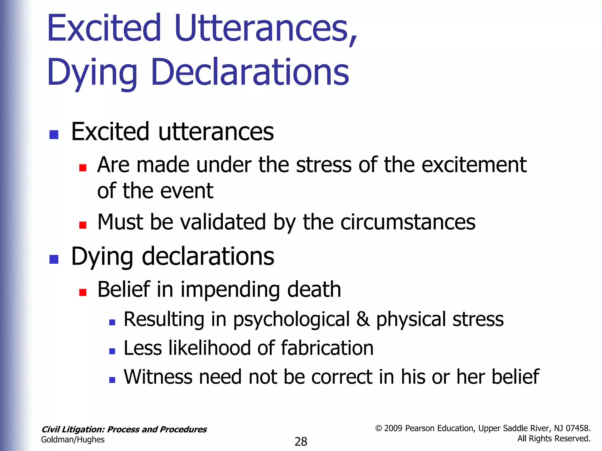 Chapter 6 six evidence civ lit 2nd | PPTX