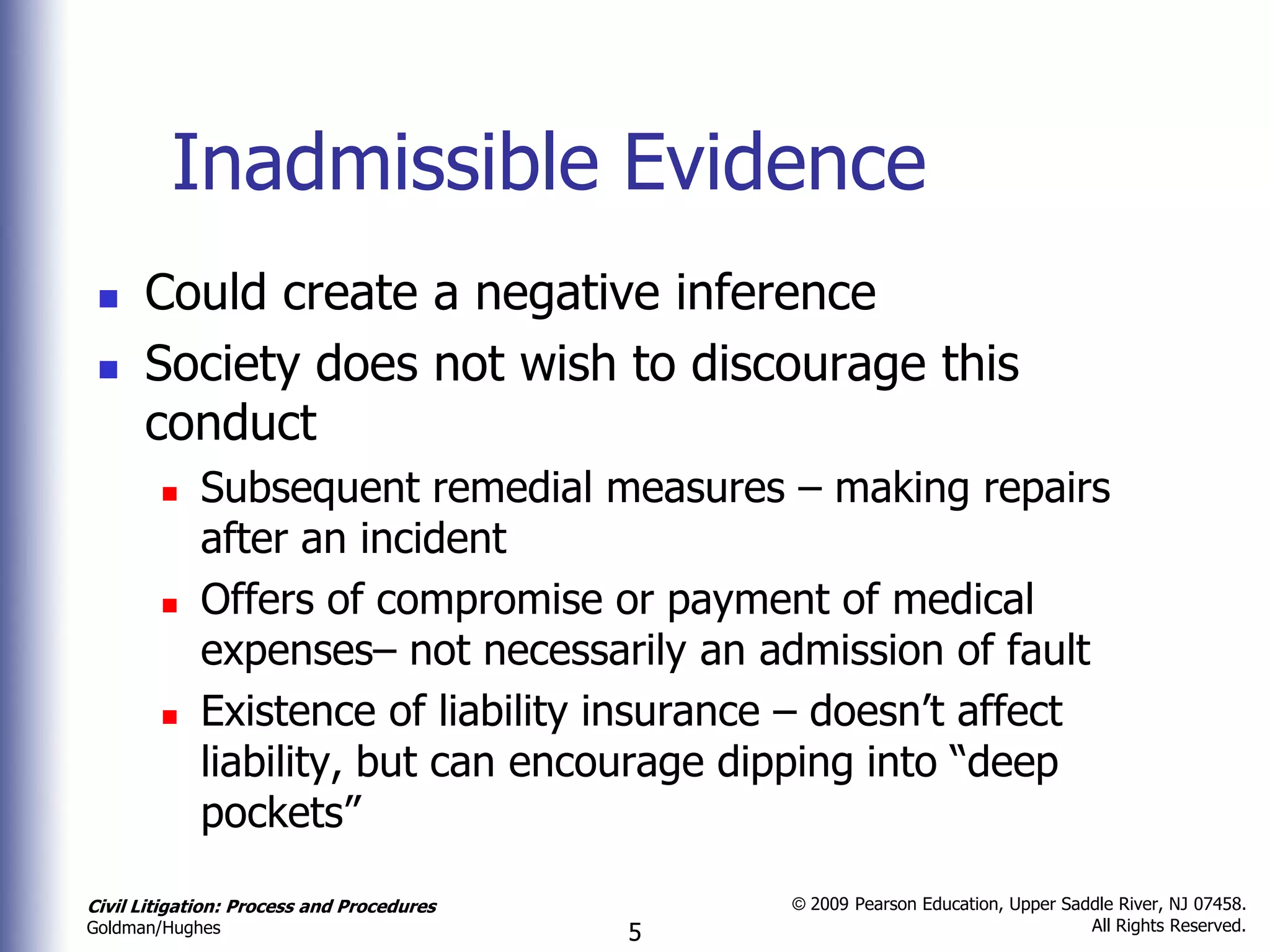Chapter 6 six evidence civ lit 2nd | PPTX