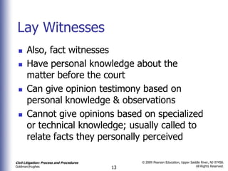 Chapter 6 six evidence civ lit 2nd | PPTX