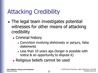 Chapter 6 six evidence civ lit 2nd | PPTX