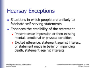 Chapter 6 six evidence civ lit 2nd | PPTX