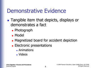 Chapter 6 six evidence civ lit 2nd | PPTX