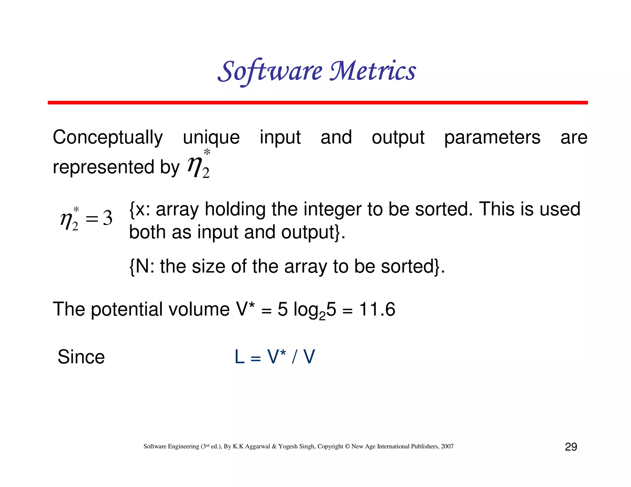 Chapter 6 software metrics | PDF