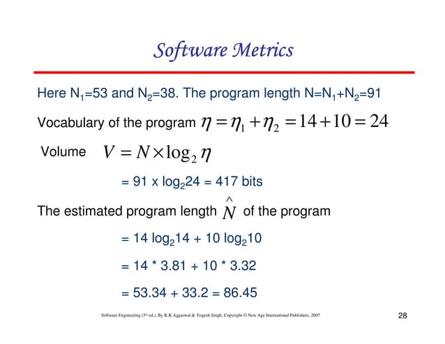 Chapter 6 software metrics | PDF