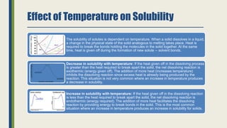Chapter 6 solutions solubility | PPT