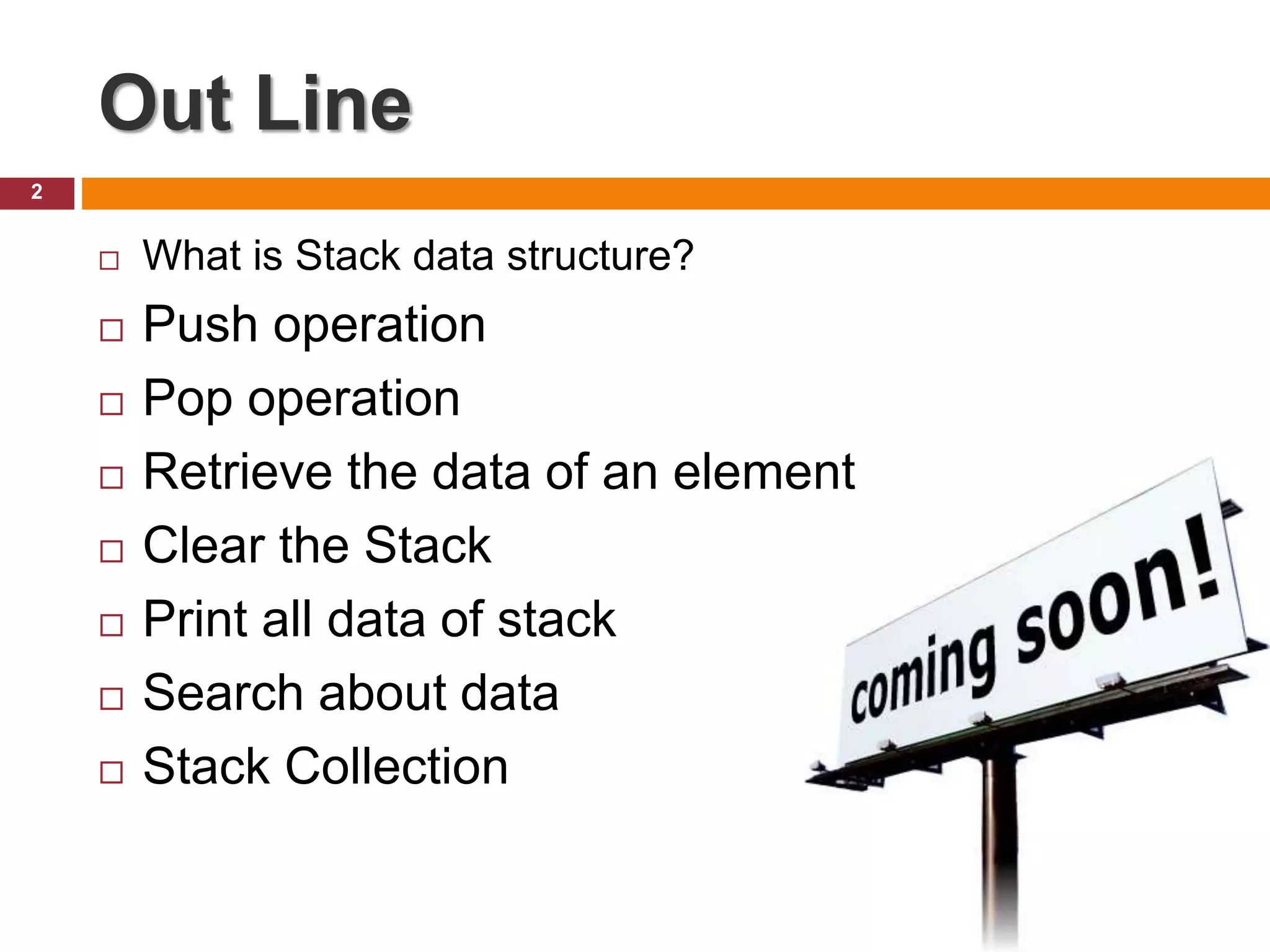 Chapter 6: stack data structure | PPT Chapter 6: stack data structure | PPT