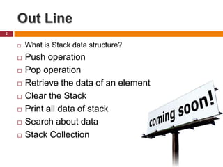 Chapter 6: stack data structure | PPT