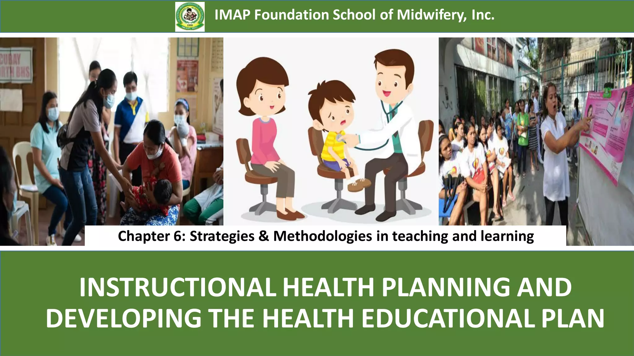 Chapter 6 Strategies and Methodologies in Health Teaching.pdf Chapter 6 Strategies and Methodologies in Health Teaching.pdf
