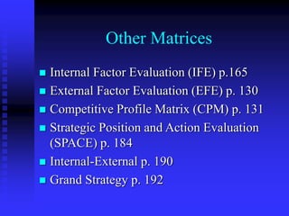 Chapter 6 Strategy Analysis and Choice.ppt