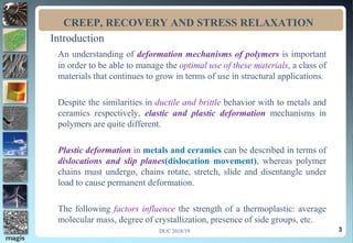 CHAPTER 6 Strength, creep and fracture of polymers.ppt