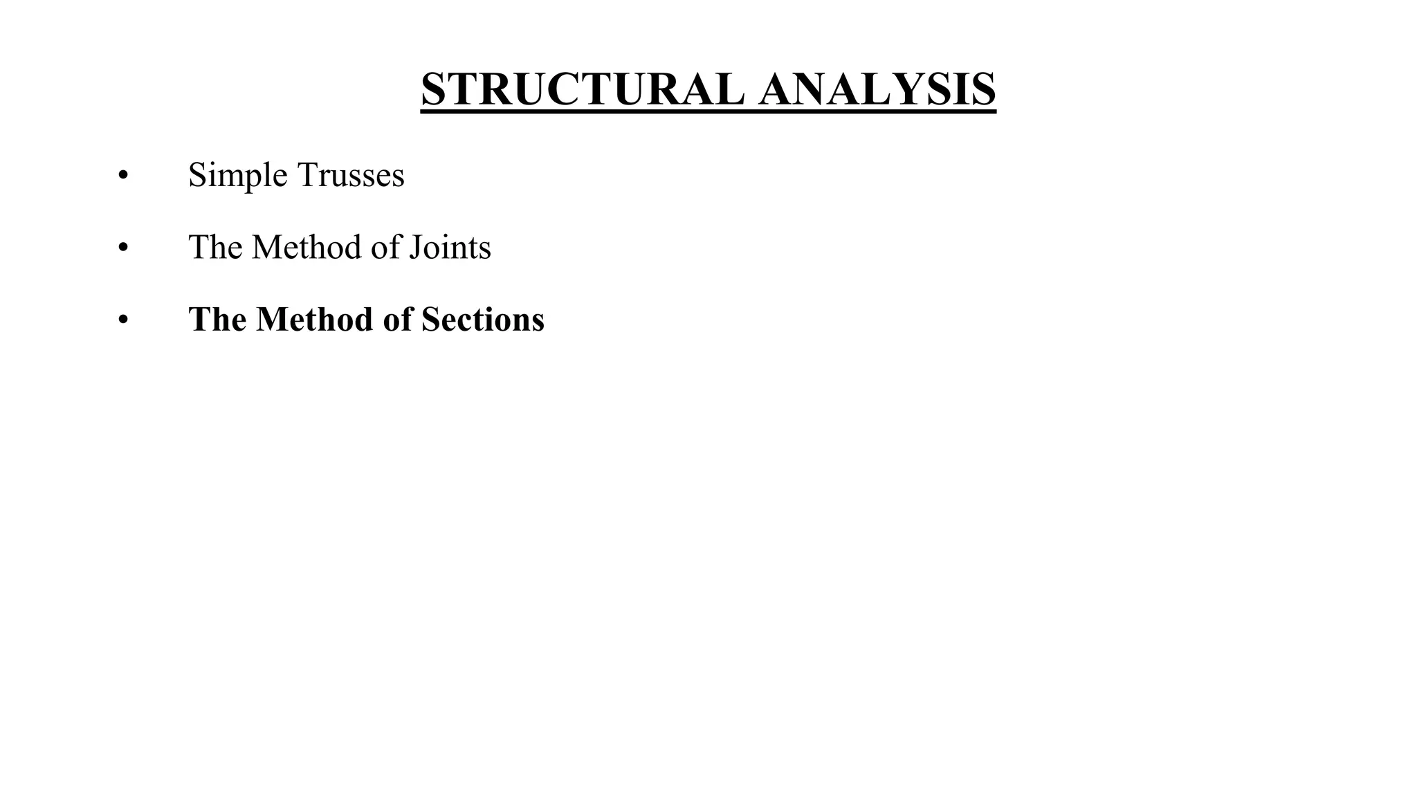 Chapter 6 Structural Analysis Pdf Slides Notes Pdf