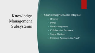 Chapter # 6 supporting knowledge management | PPTX