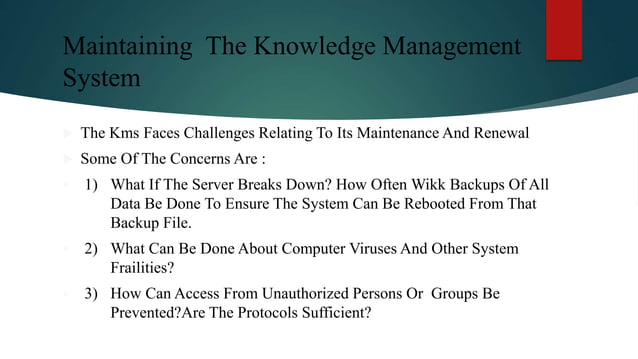 Chapter # 6 supporting knowledge management | PPT