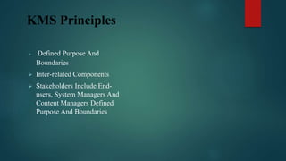 Chapter # 6 supporting knowledge management | PPTX