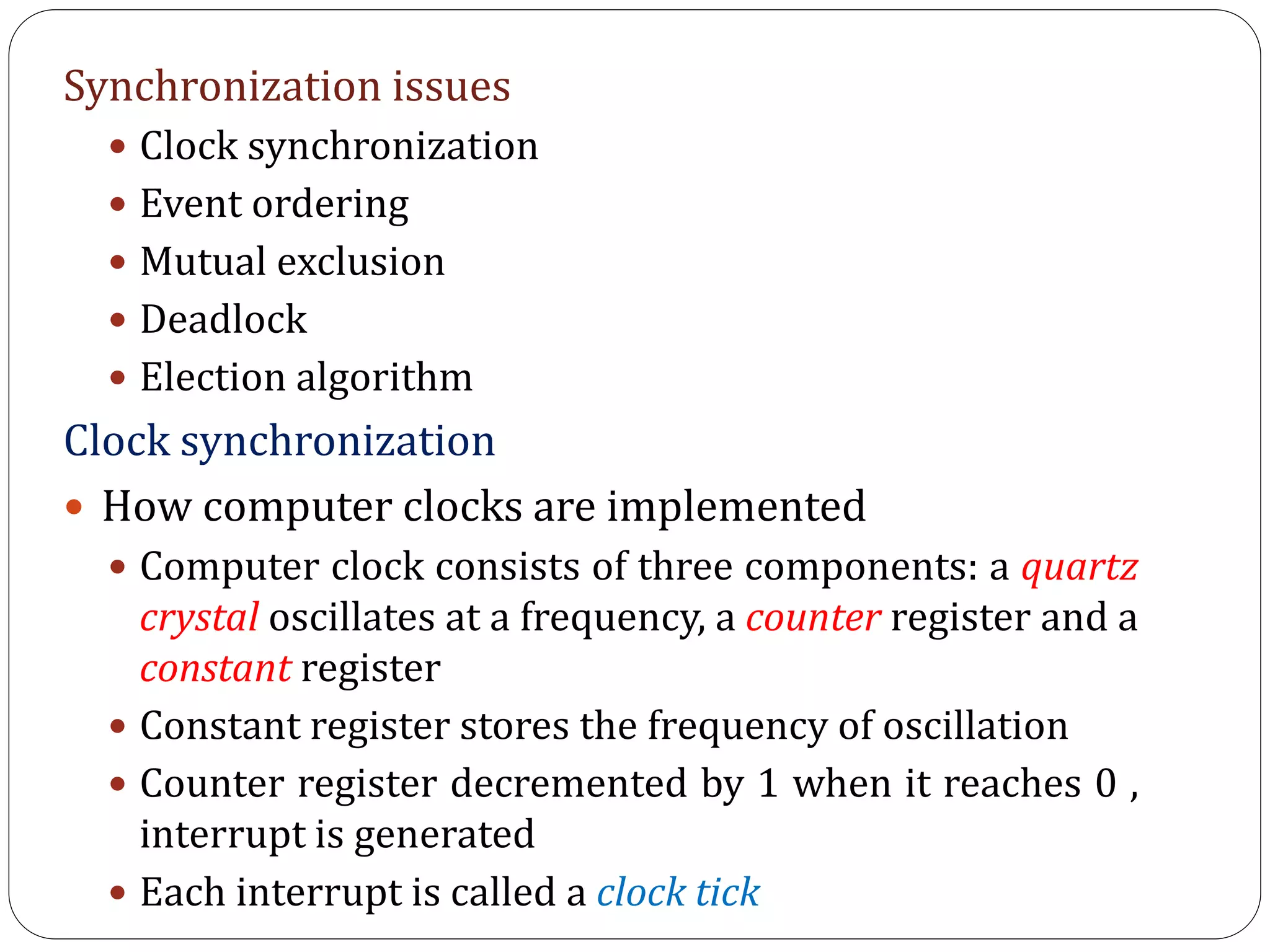Chapter 6 synchronization | PPTX