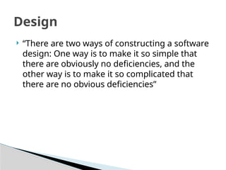 chapter 6 (System Design) software system design | PPT