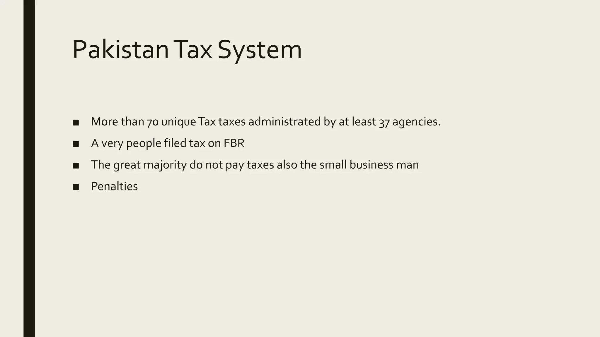 Chapter 6 taxation in pakistan | PPT
