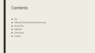 Chapter 6 taxation in pakistan | PPTX