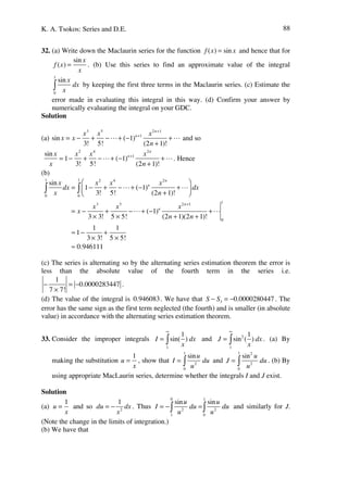 Chapter 6 taylor and maclaurin series | PDF