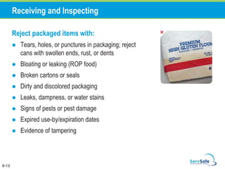 Chapter 6 The Flow of Food Purchasing and Receiving | PPTX