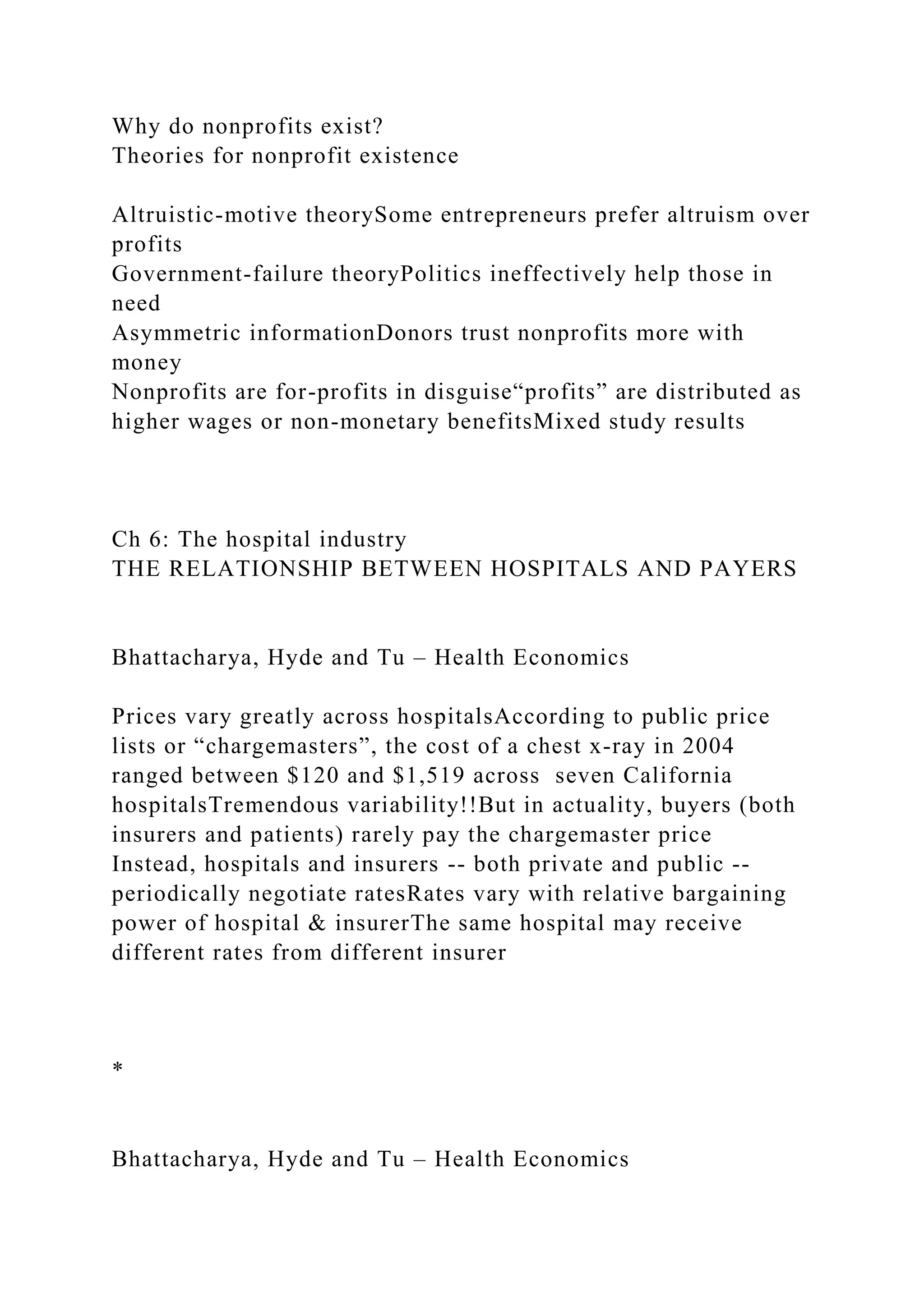 CHAPTER 6THE HOSPITAL INDUSTRYBhattacharya, Hy.docx