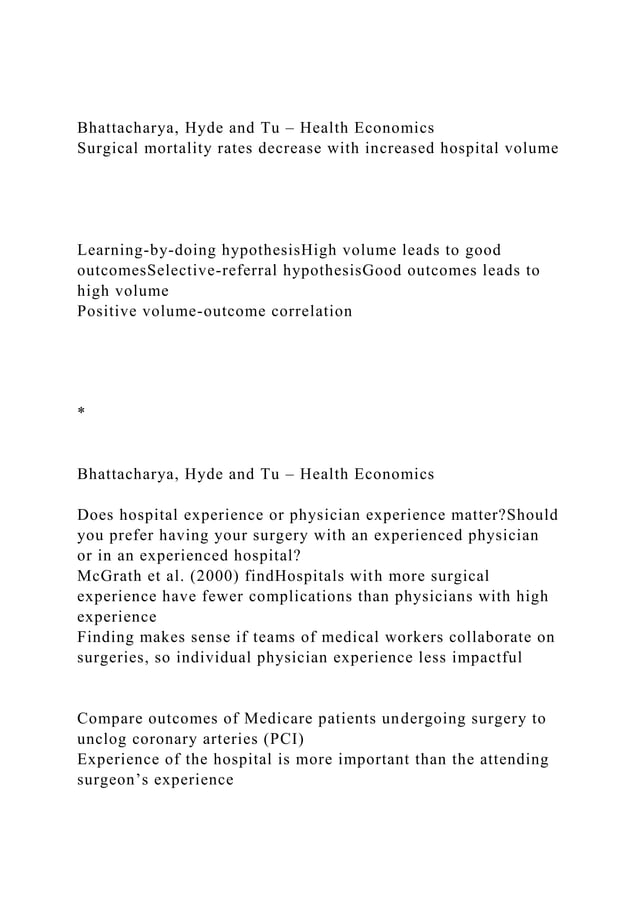 CHAPTER 6THE HOSPITAL INDUSTRYBhattacharya, Hy.docx