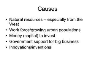 Chapter 6 – the industrial age | PPT