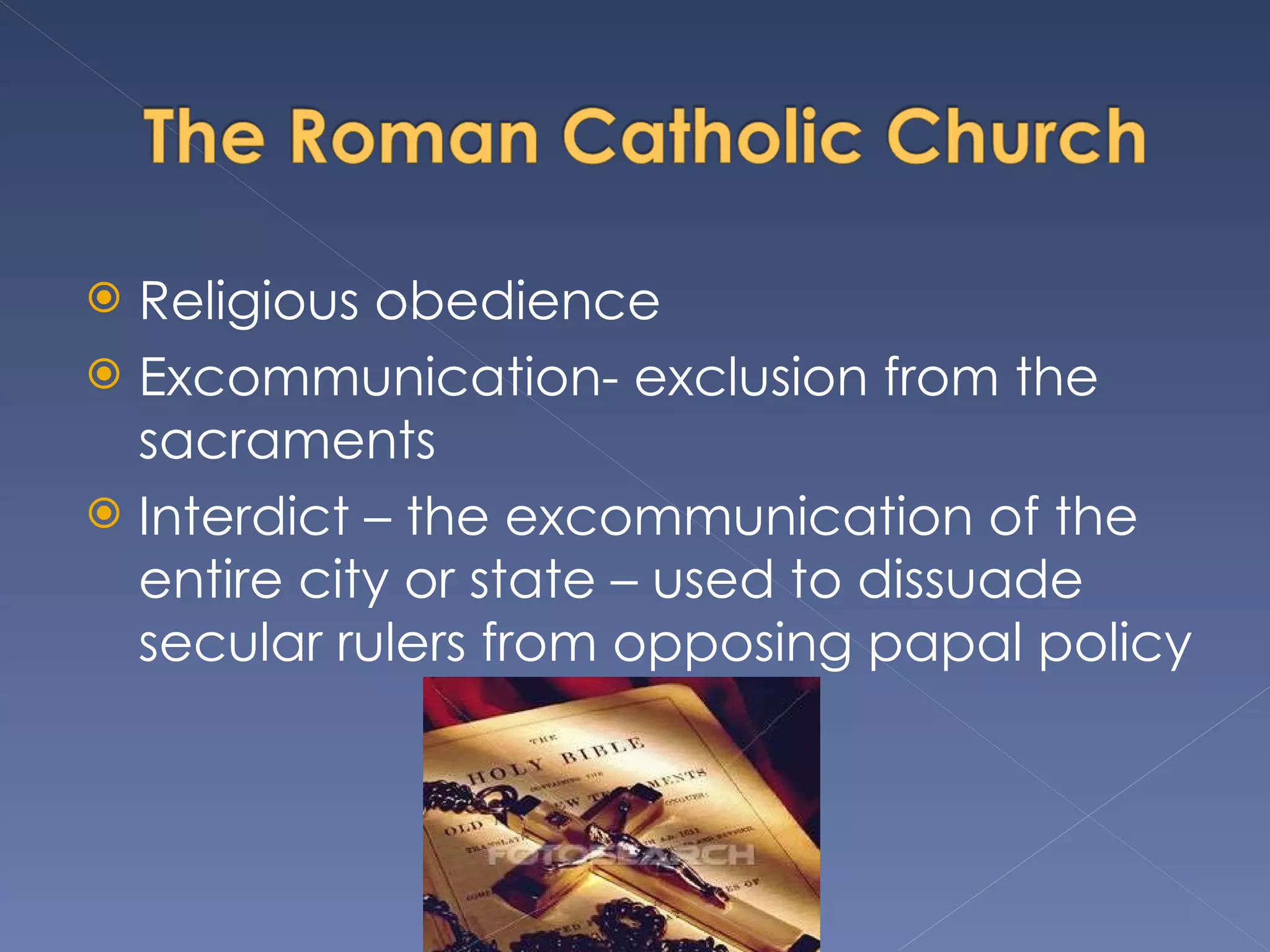 Chapter 6 the medieval church | PPT