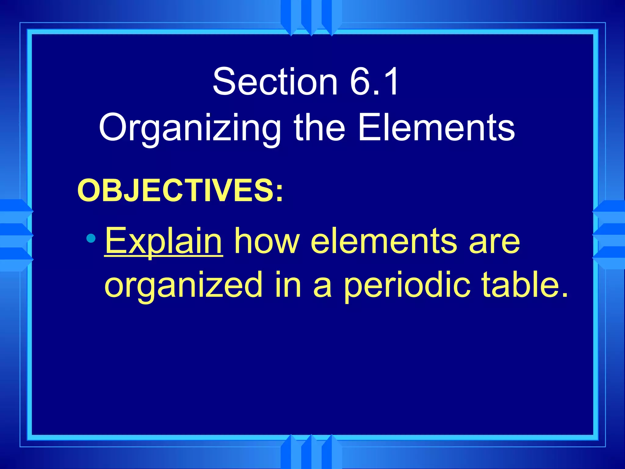 Chemistry - Chp 6 - The Periodic Table Revisited - PowerPoint | PPT ...