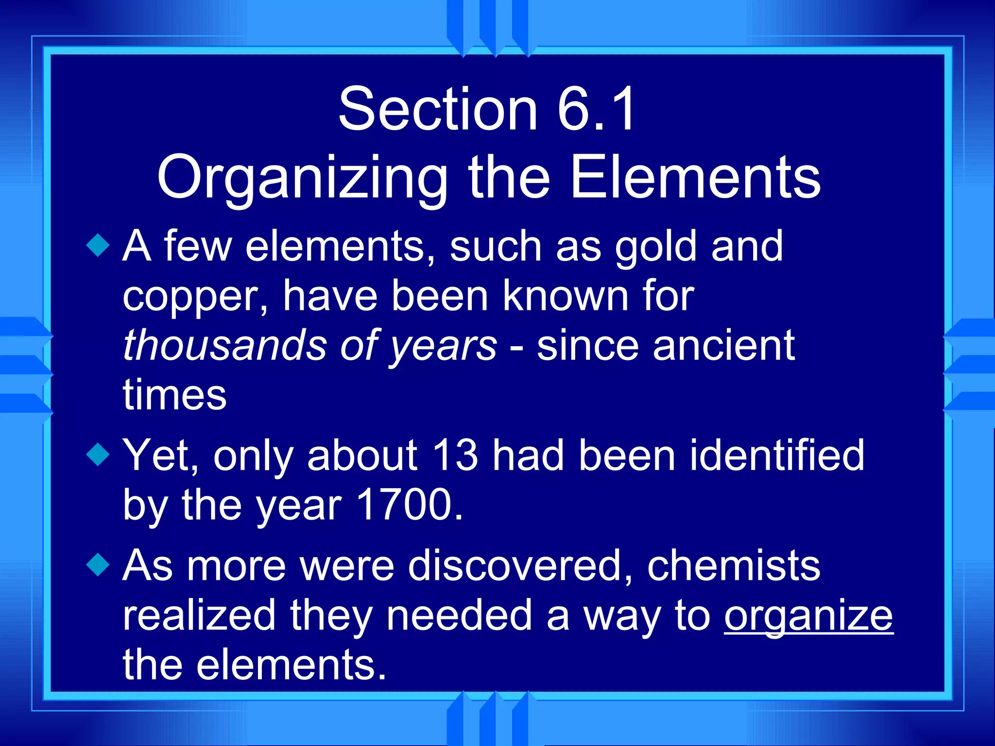 Chemistry - Chp 6 - The Periodic Table Revisited - PowerPoint | PPT