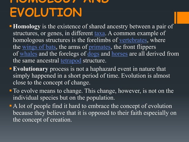 Chapter 6 : The Process of Evolution | PPTX