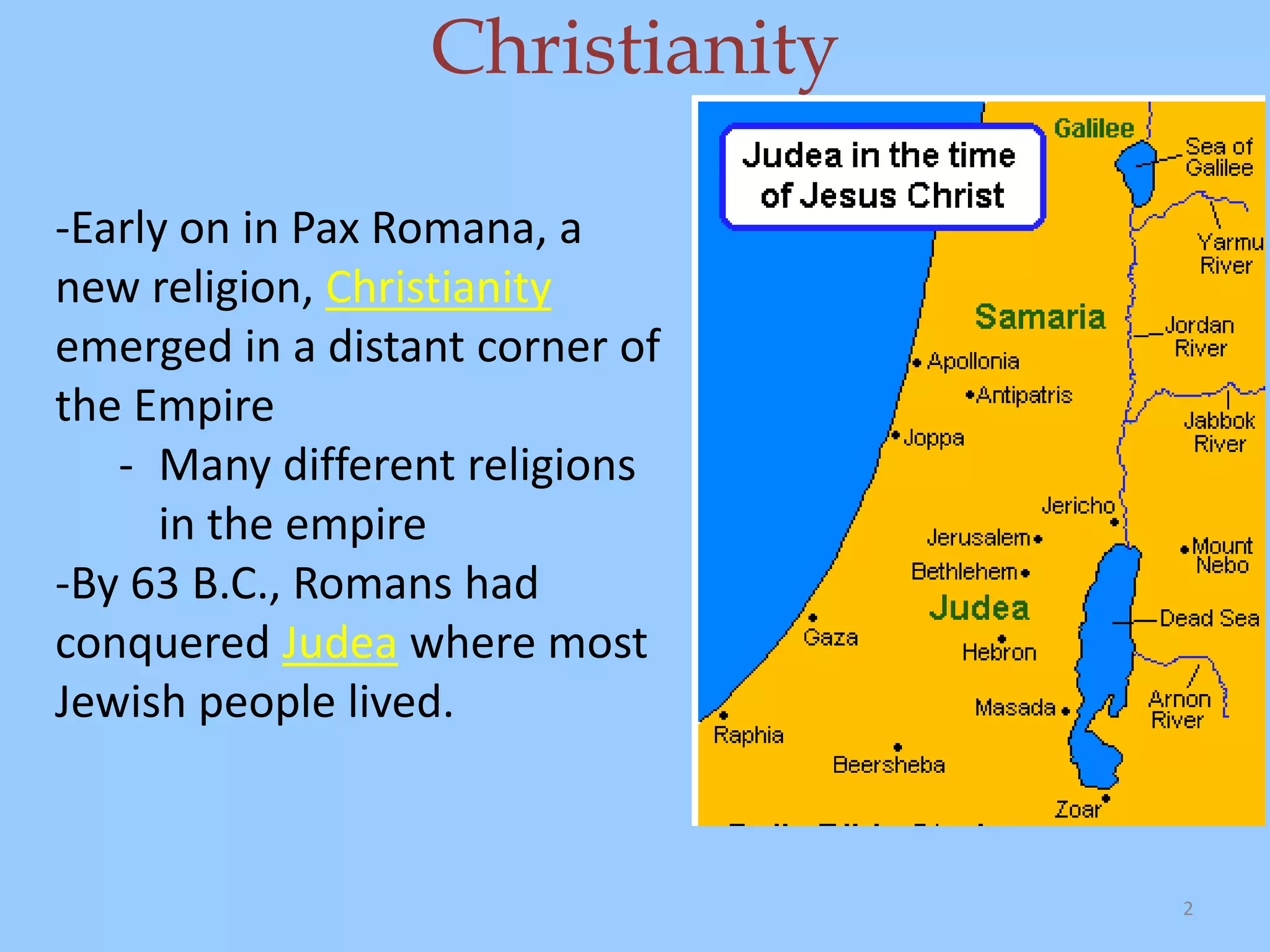 Ancient Rome and the Rise Of Christianity | PPT