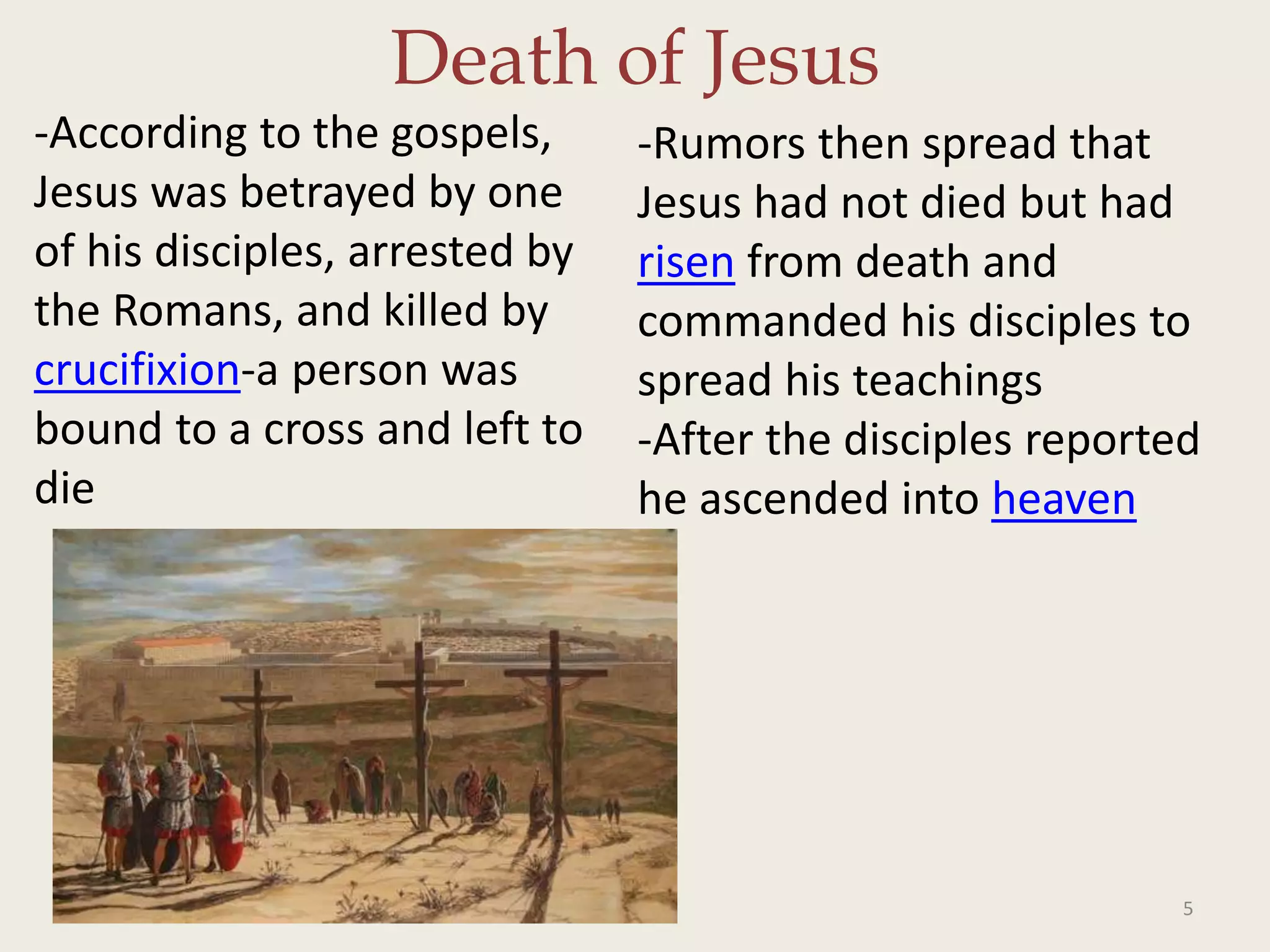 Ancient Rome and the Rise Of Christianity | PPT