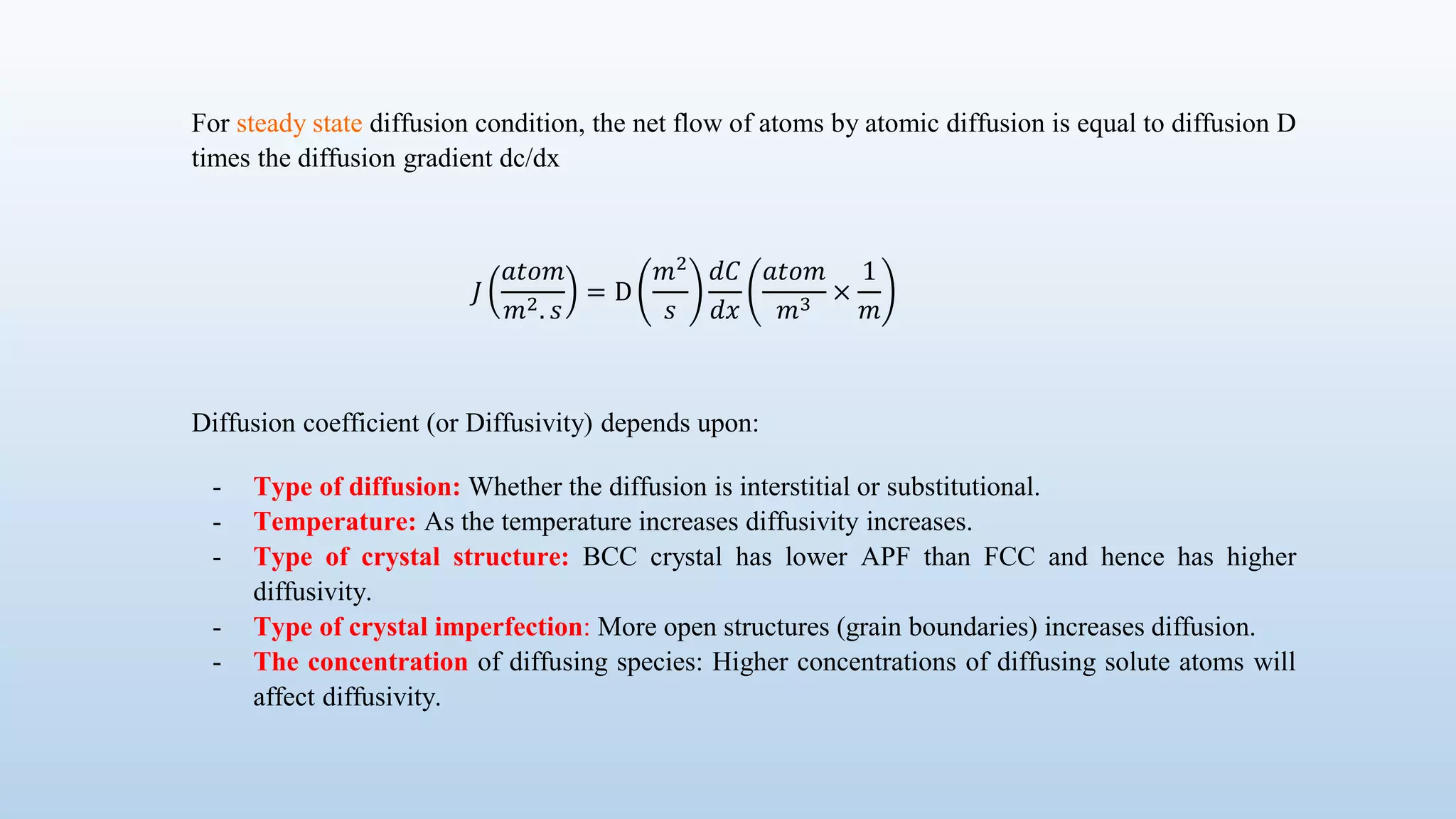 Chapter 6 Thermally Activated Process and Diffusion in Solids. | PDF
