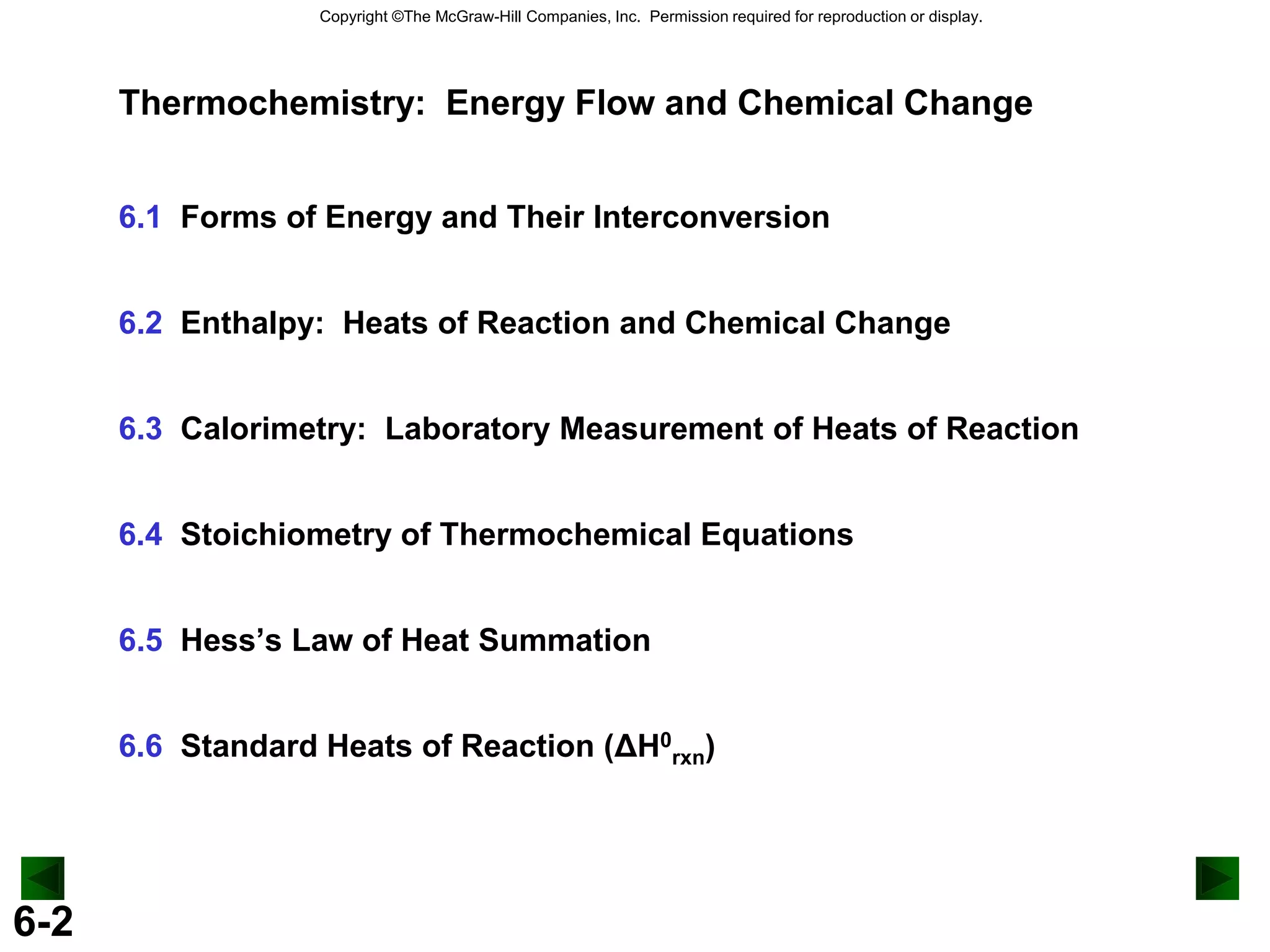 Chapter 6 thermochemistry energy flow and chemical change (2) | PPTX