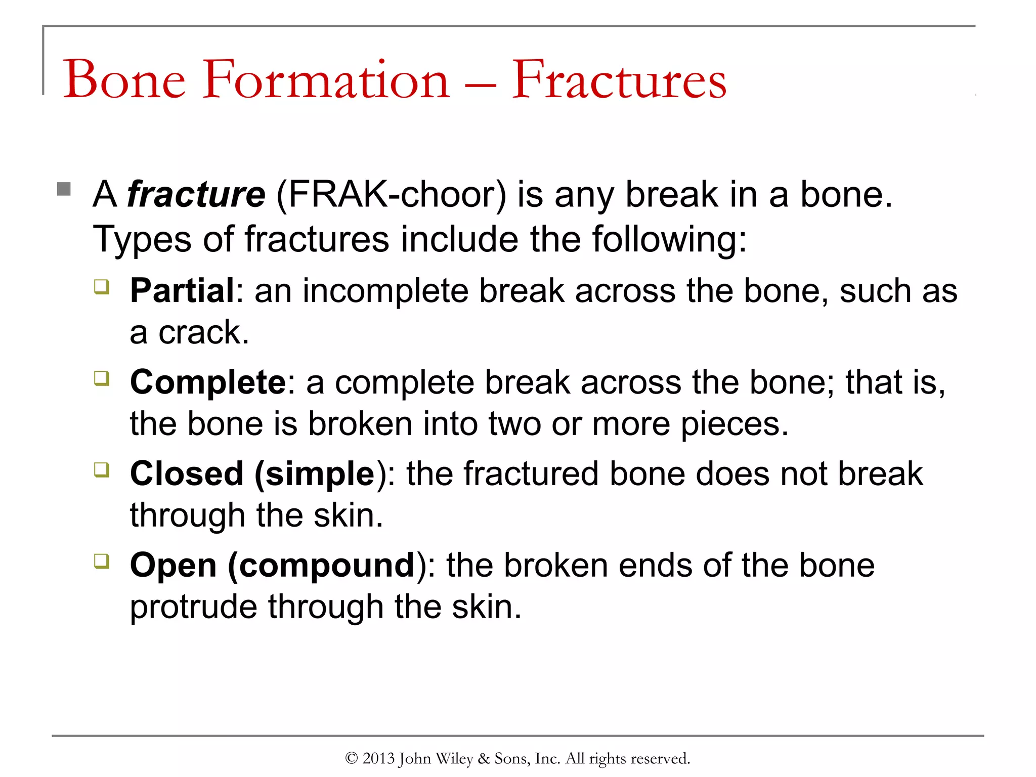 Chapter 6 the skeletal system | PPT