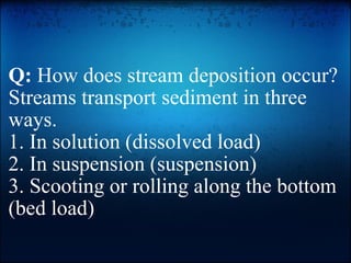 Chapter 6 the_work_of_streams[1][1] | PPT | Geography | Science
